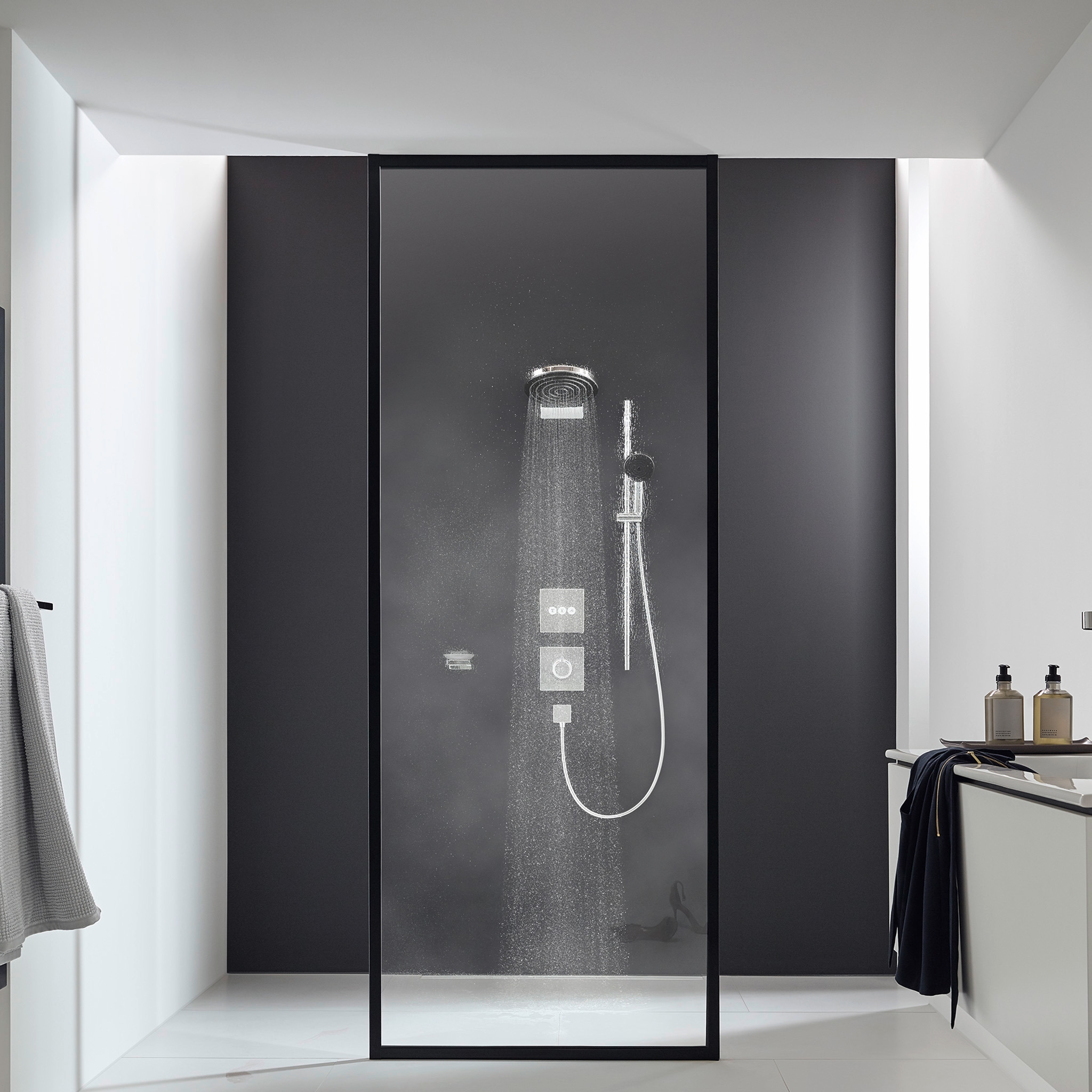PULSIFY E SHOWER SET 100 1JET ECOSMART WITH SHOWER BAR 65 CM - Shower ...