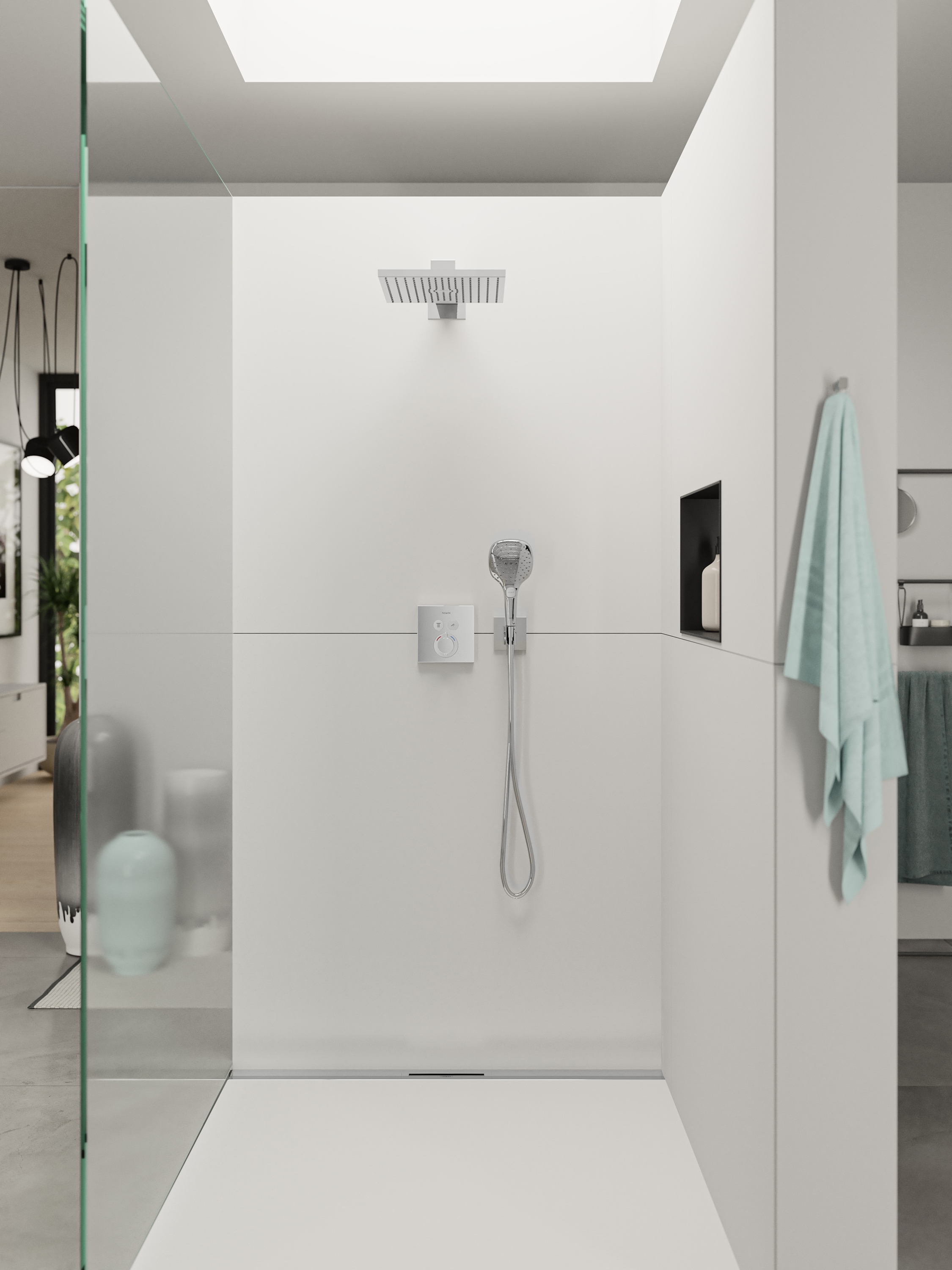RAINDANCE SELECT S SHOWER SET 120 3JET ECOSMART WITH SHOWER BAR 65 CM ...