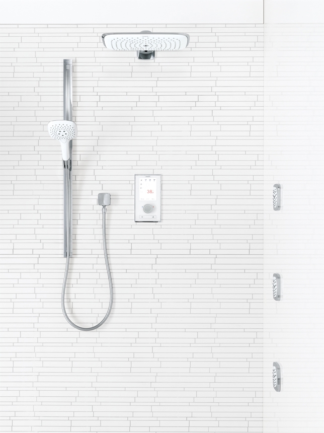 HANSGROHE PURAVIDA 400 AIR 1JET OVERHEAD SHOWER WITH CEILING CONNECTOR ...