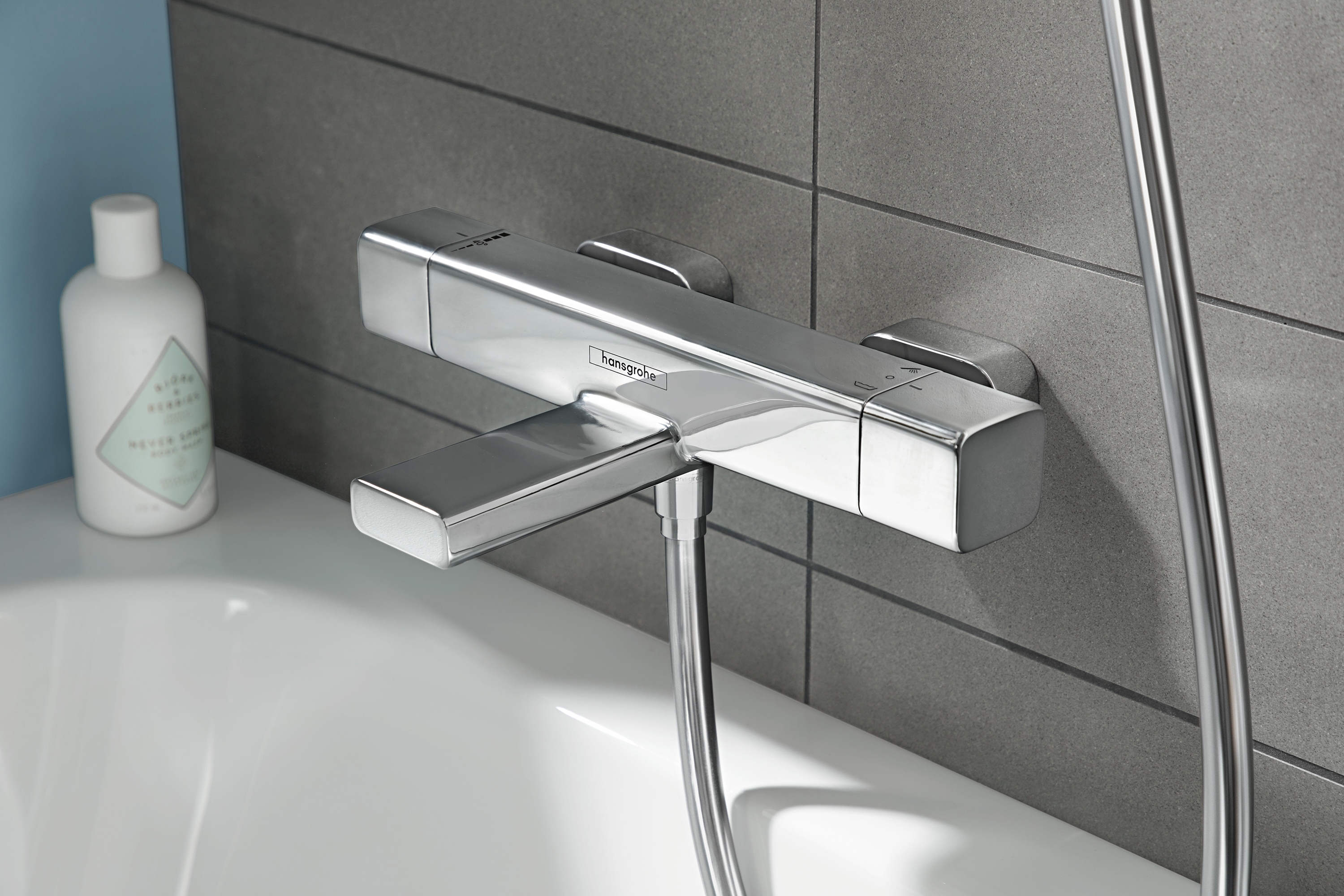 HANSGROHE ECOSTAT COMFORT CARE THERMOSTATIC SHOWER MIXER FOR EXPOSED ...
