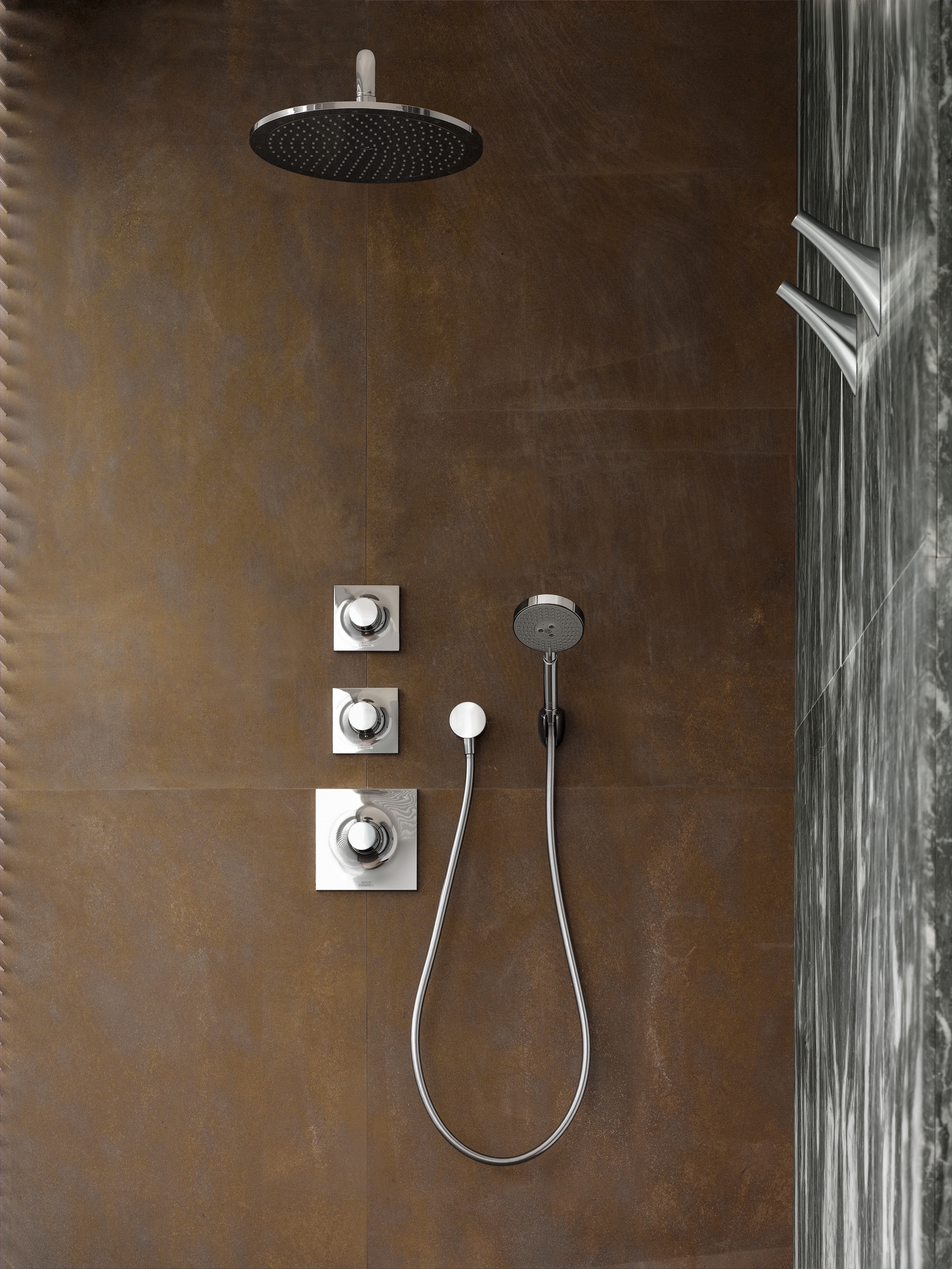 HANSGROHE COMPLETE SET WITH EXAFILL BATH FILLER FINISH SET AND WASTE ...