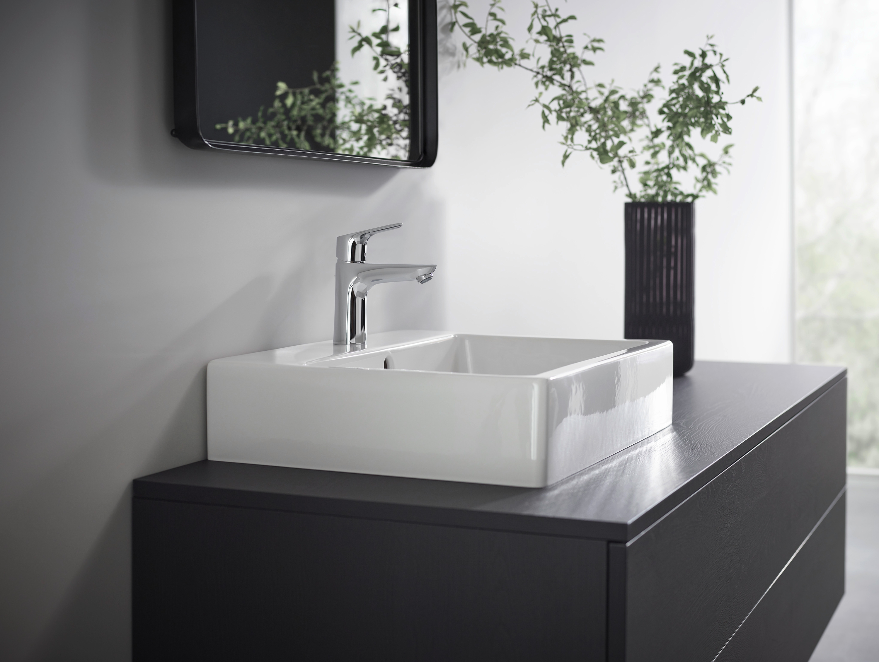 HANSGROHE FOCUS SINGLE LEVER BASIN MIXER 70 COOLSTART WITH POP-UP WASTE ...