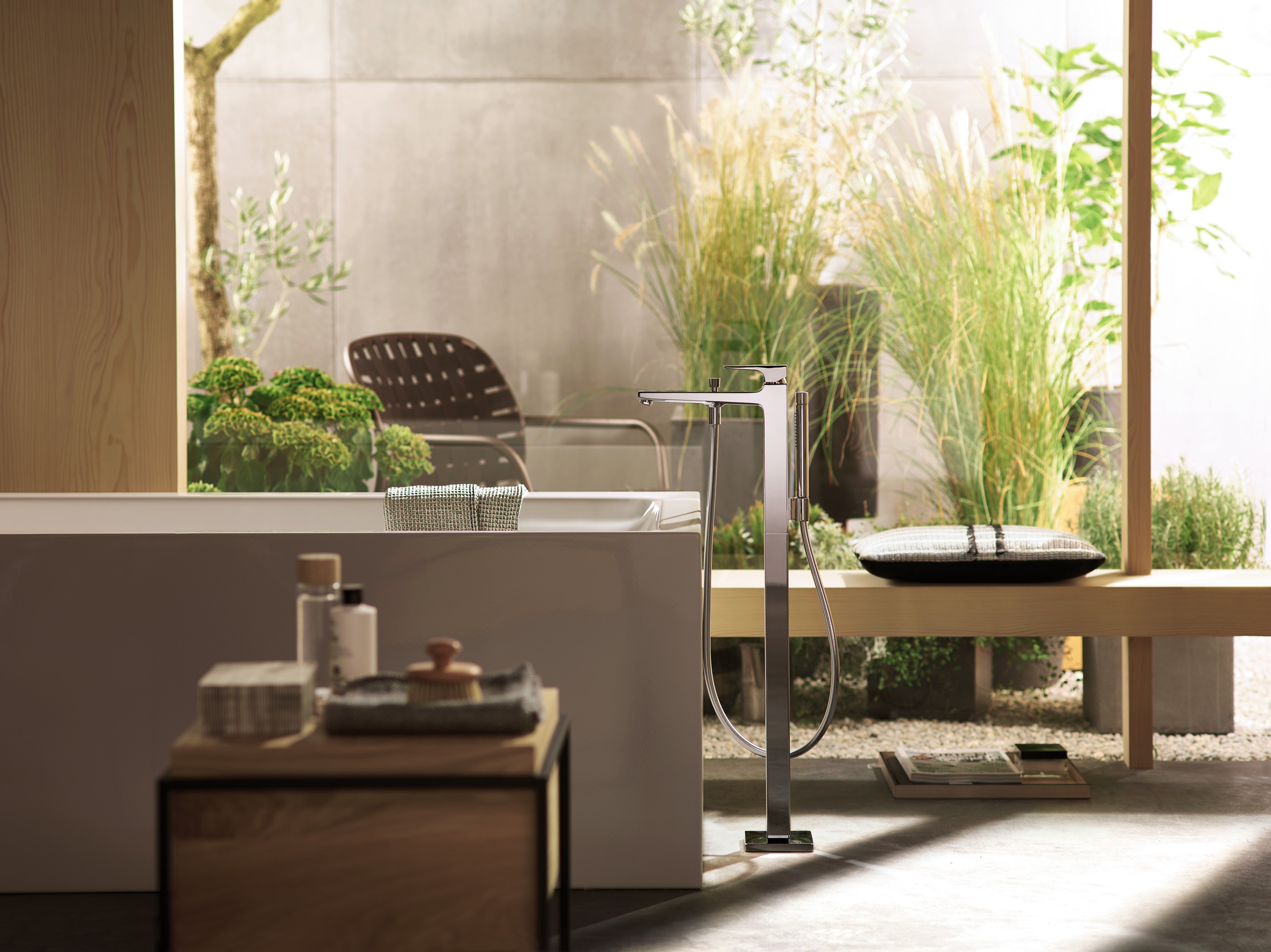 HANSGROHE METROPOL SINGLE LEVER BIDET MIXER WITH LOOP HANDLE AND PUSH ...