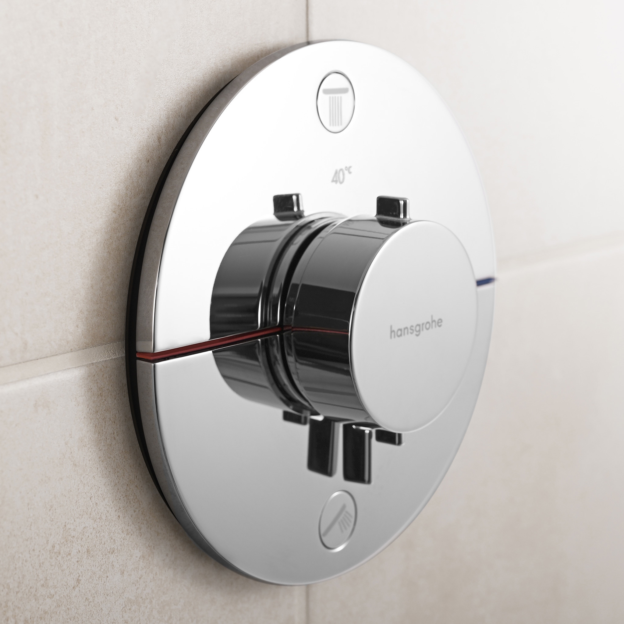 HANSGROHE SHOWERSELECT THERMOSTATIC MIXER FOR CONCEALED INSTALLATION ...