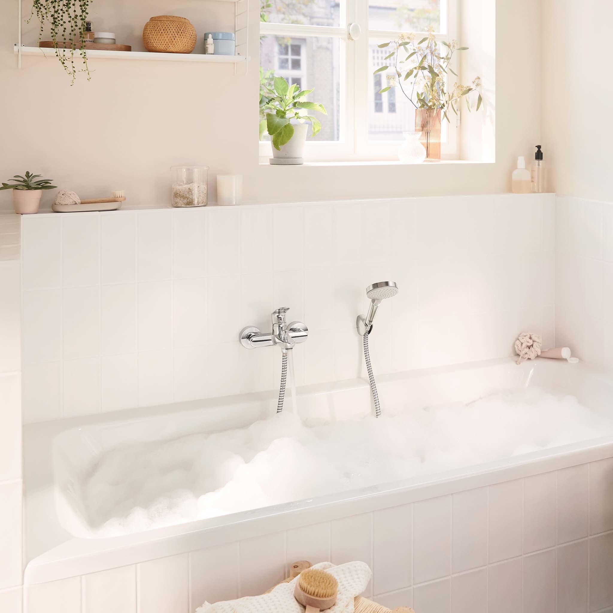 HANSGROHE REBRIS E SINGLE LEVER BASIN MIXER 110 COOLSTART WITH POP-UP ...