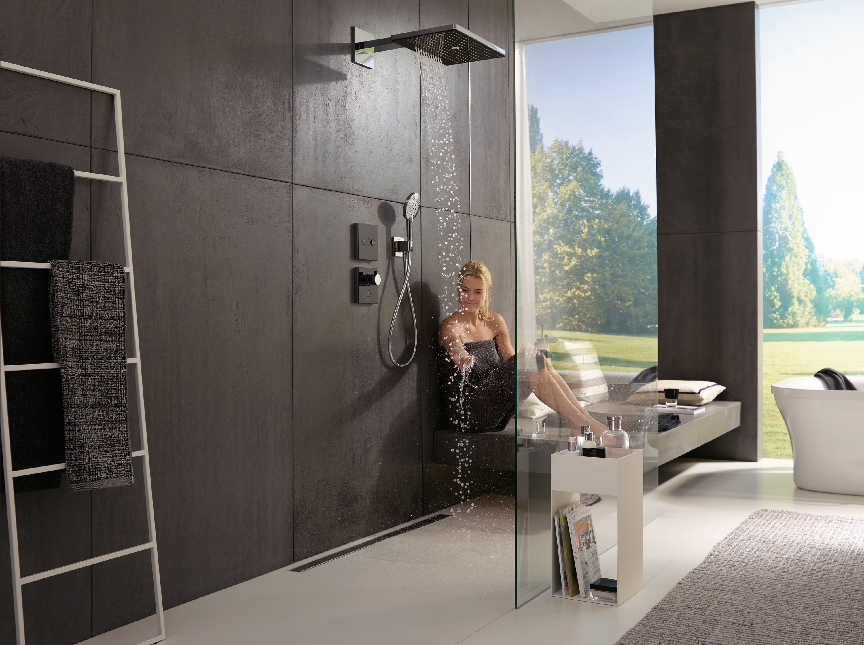 HANSGROHE RAINMAKER SELECT 460 1JET DUCHA MURAL – Grifería para duchas ...