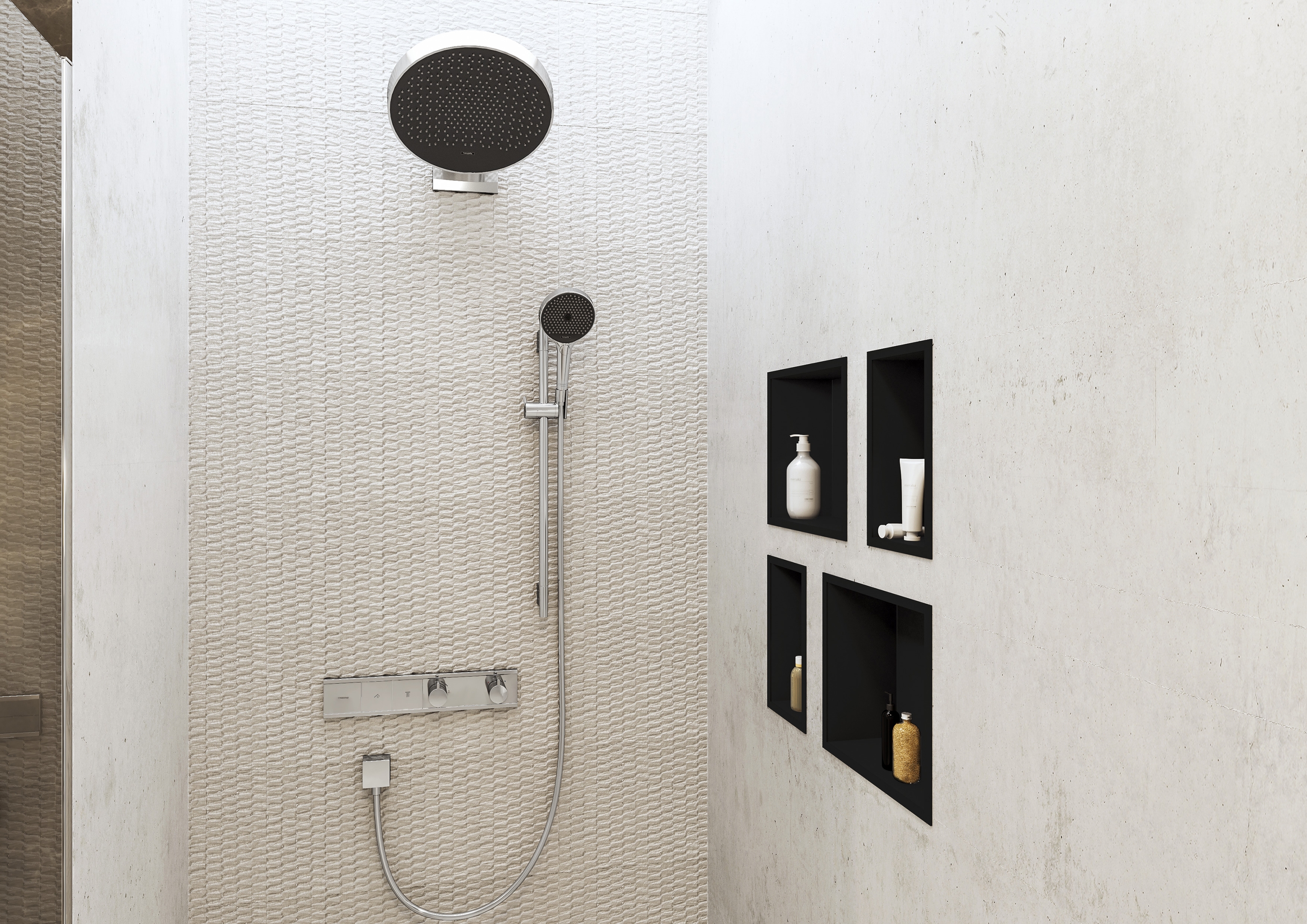 HANSGROHE RAINSELECT FINISH SET FOR CONCEALED INSTALLATION FOR 2 FUNCTIONS BATH TUB – Shower ...