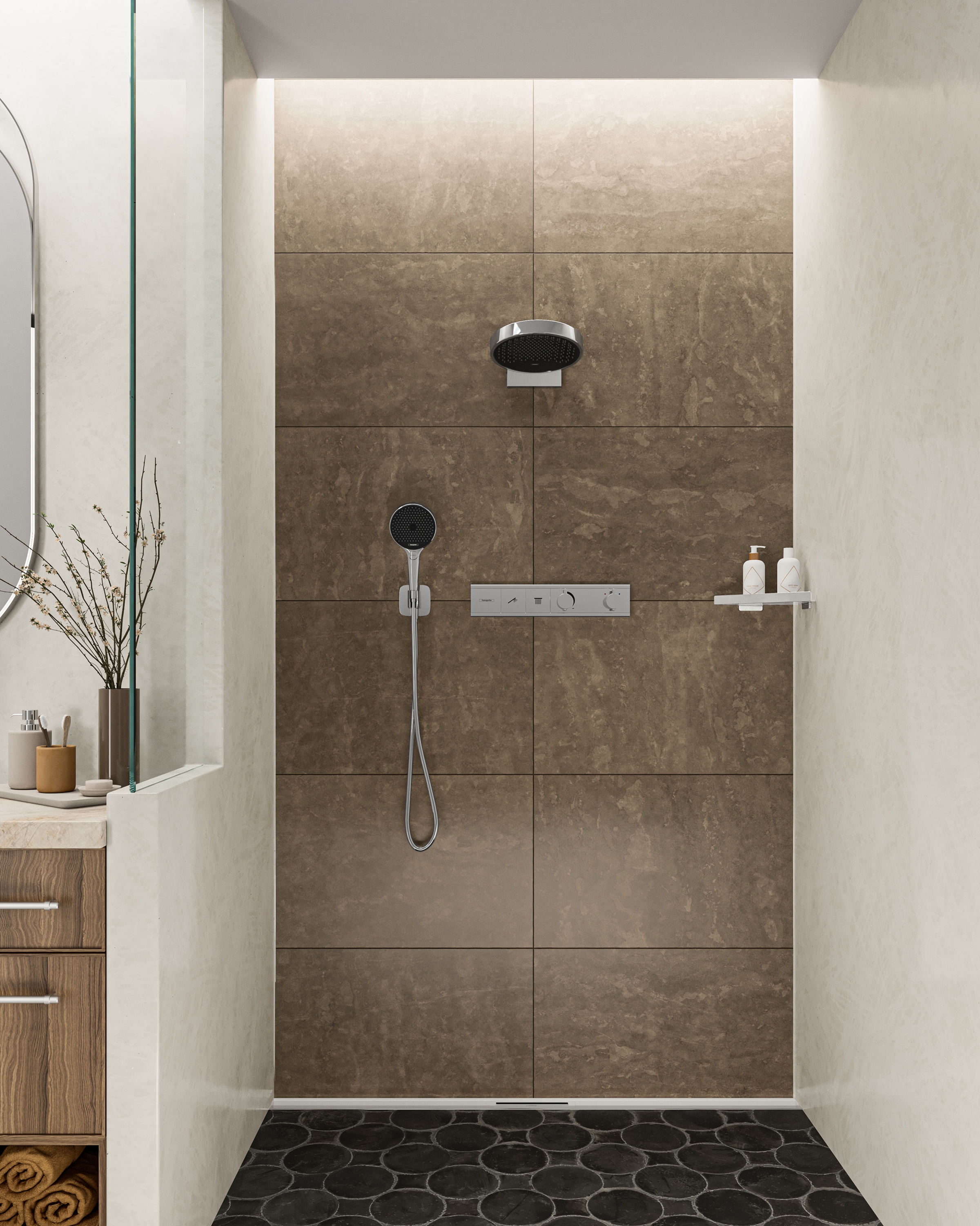HANSGROHE RAINSELECT FINISH SET FOR CONCEALED INSTALLATION FOR 2 FUNCTIONS BATH TUB – Shower ...