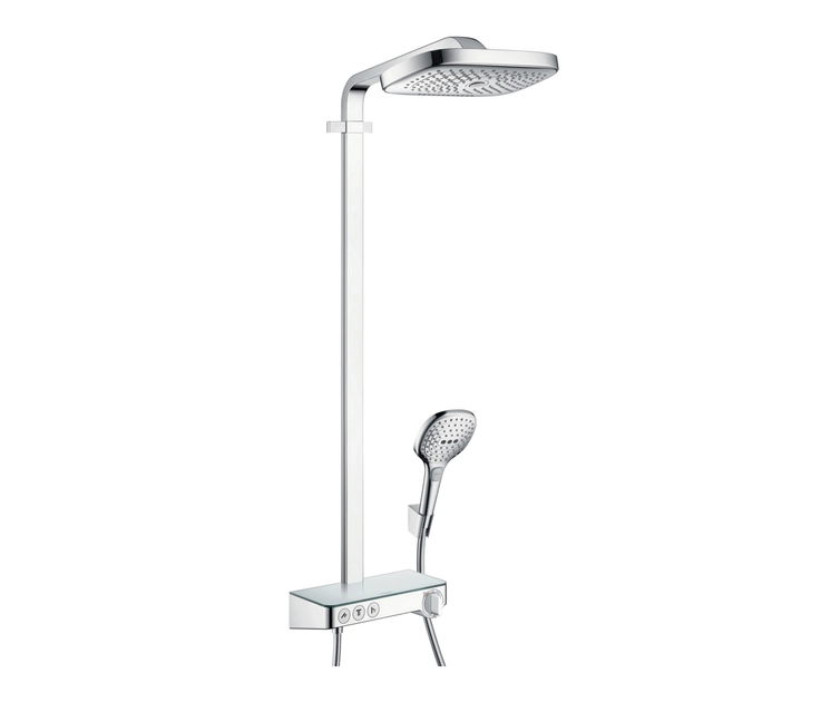 HANSGROHE RAINDANCE SELECT E 300 3JET SHOWERPIPE - Shower controls from ...