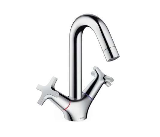 HANSGROHE LOGIS CLASSIC 2-HANDLE BASIN MIXER WITH POP-UP WASTE SET - Wash basin taps from ...