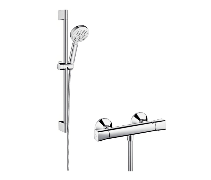 HANSGROHE CROMETTA 100 VARIO COMBI SET 0.65 M - Shower controls from ...