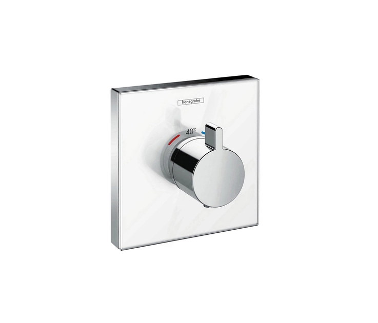 HANSGROHE SHOWERSELECT GLAS THERMOSTATIC MIXER HIGHFLOW FOR CONCEALED ...