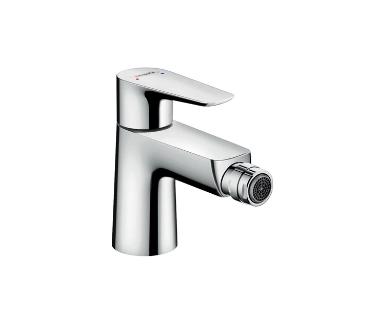 HANSGROHE TALIS E SINGLE LEVER BIDET MIXER WITH PUSH-OPEN WASTE SET ...