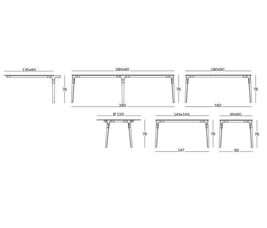 STEELWOOD | TABLE - Dining tables from Magis | Architonic