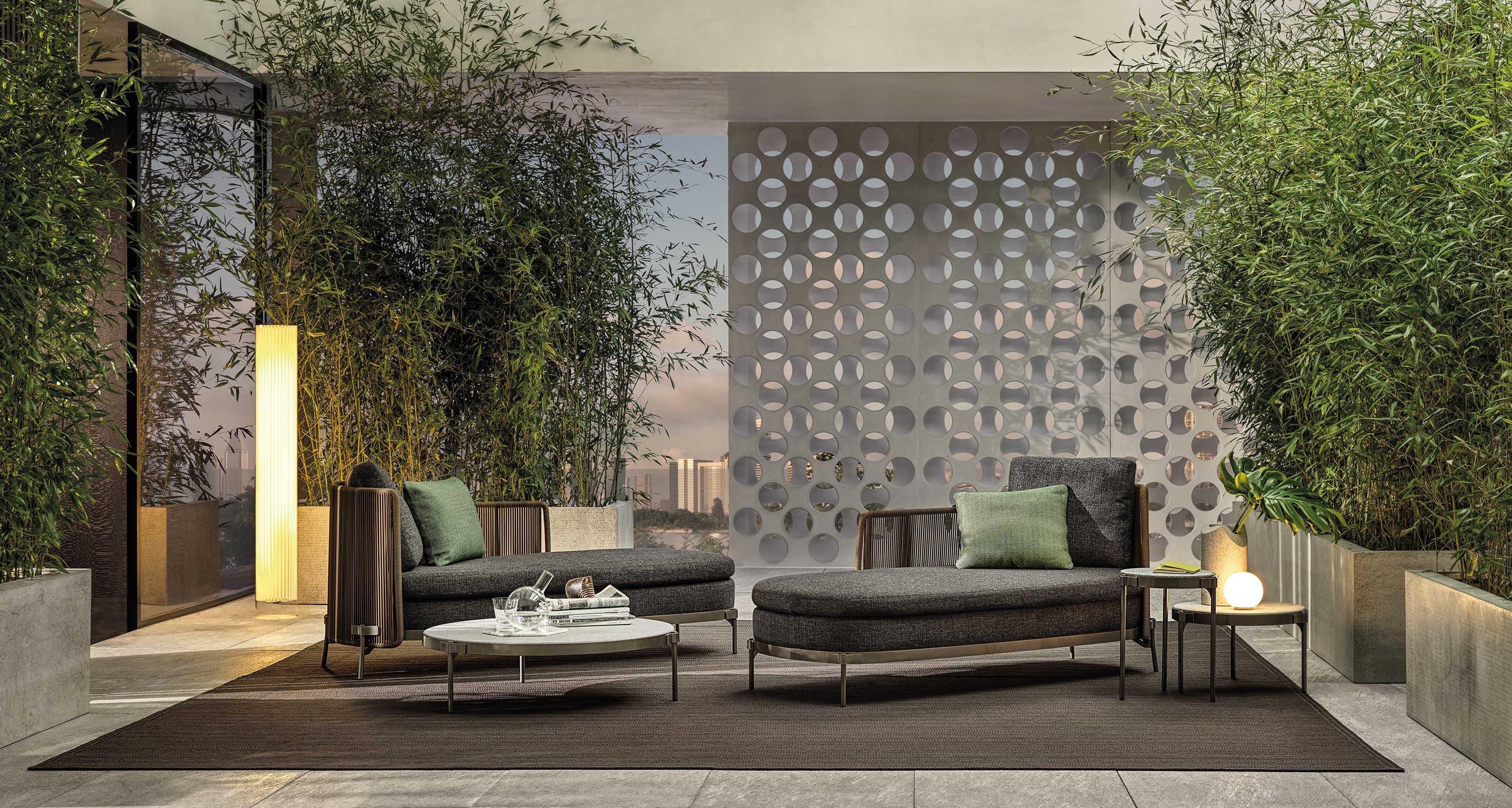 TAPE CORD OUTDOOR COFFEE TABLE - Coffee tables from Minotti | Architonic