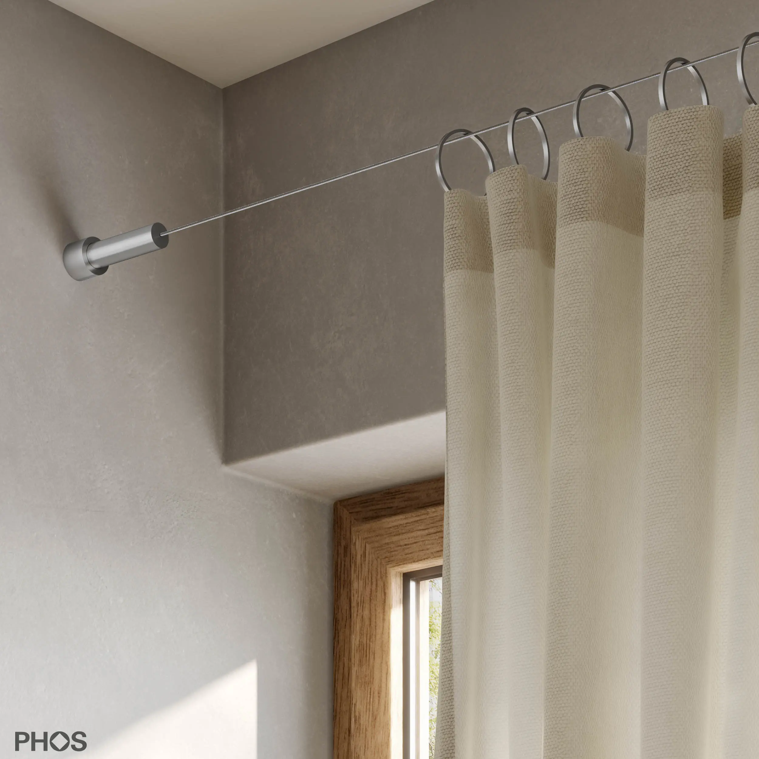 AXIAL CABLE TENSIONING SYSTEM FROM WALL TO WALL UP TO 3 METERS ...