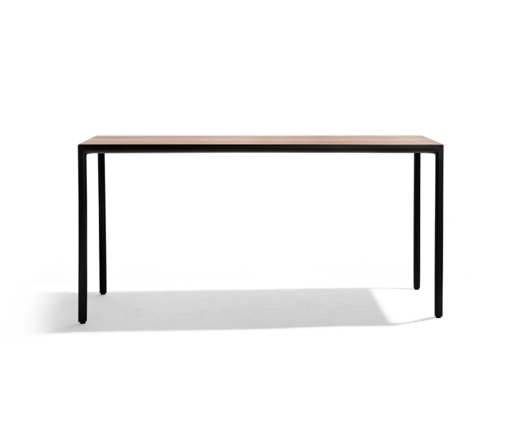 ILLUM BAR TABLE WITH TEAK TOP - Standing tables from Tribù | Architonic