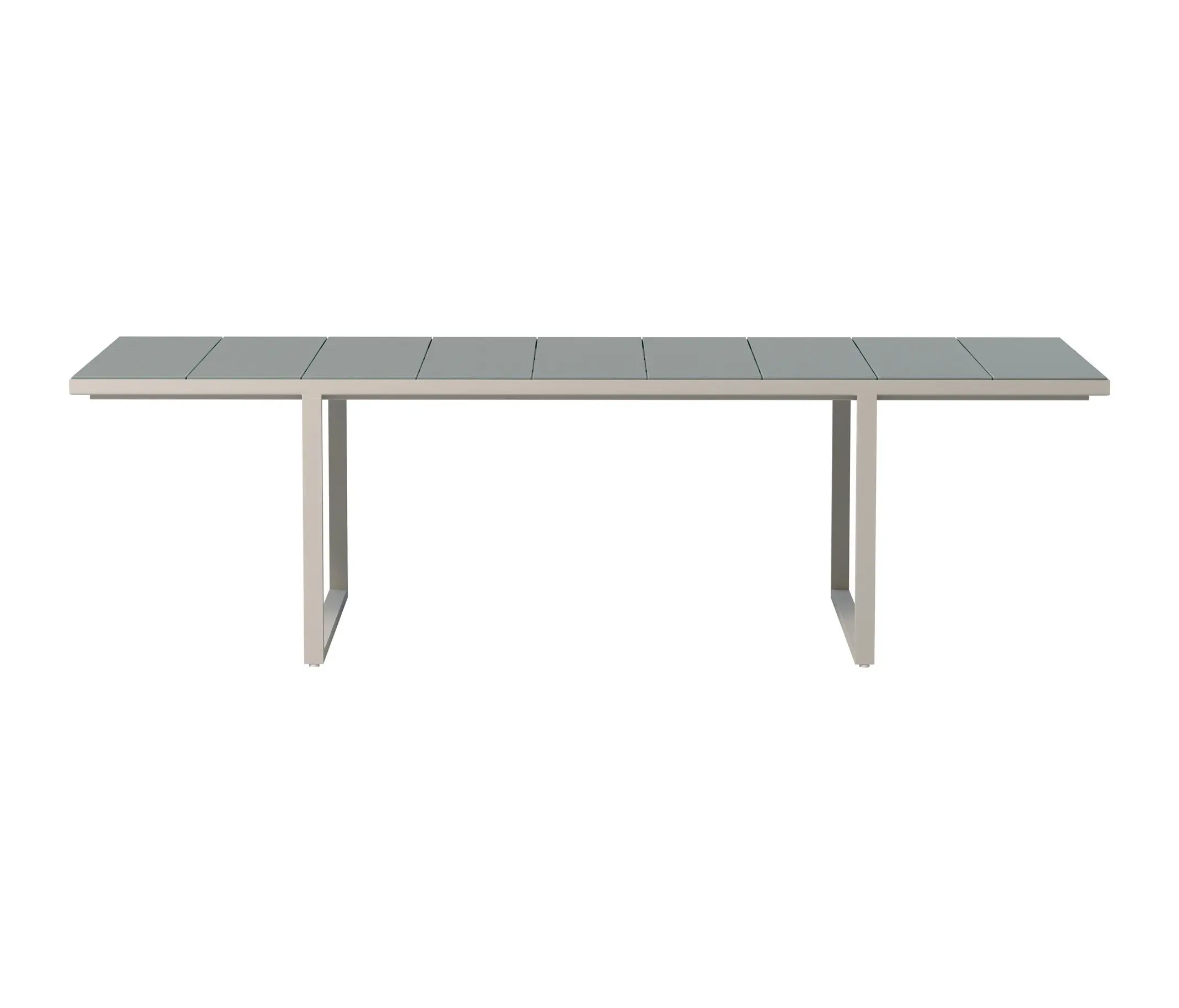 NOX DINING TABLE - 264 CM - LINEN FRAME, MOSS GLAZED LAVA STONE ...