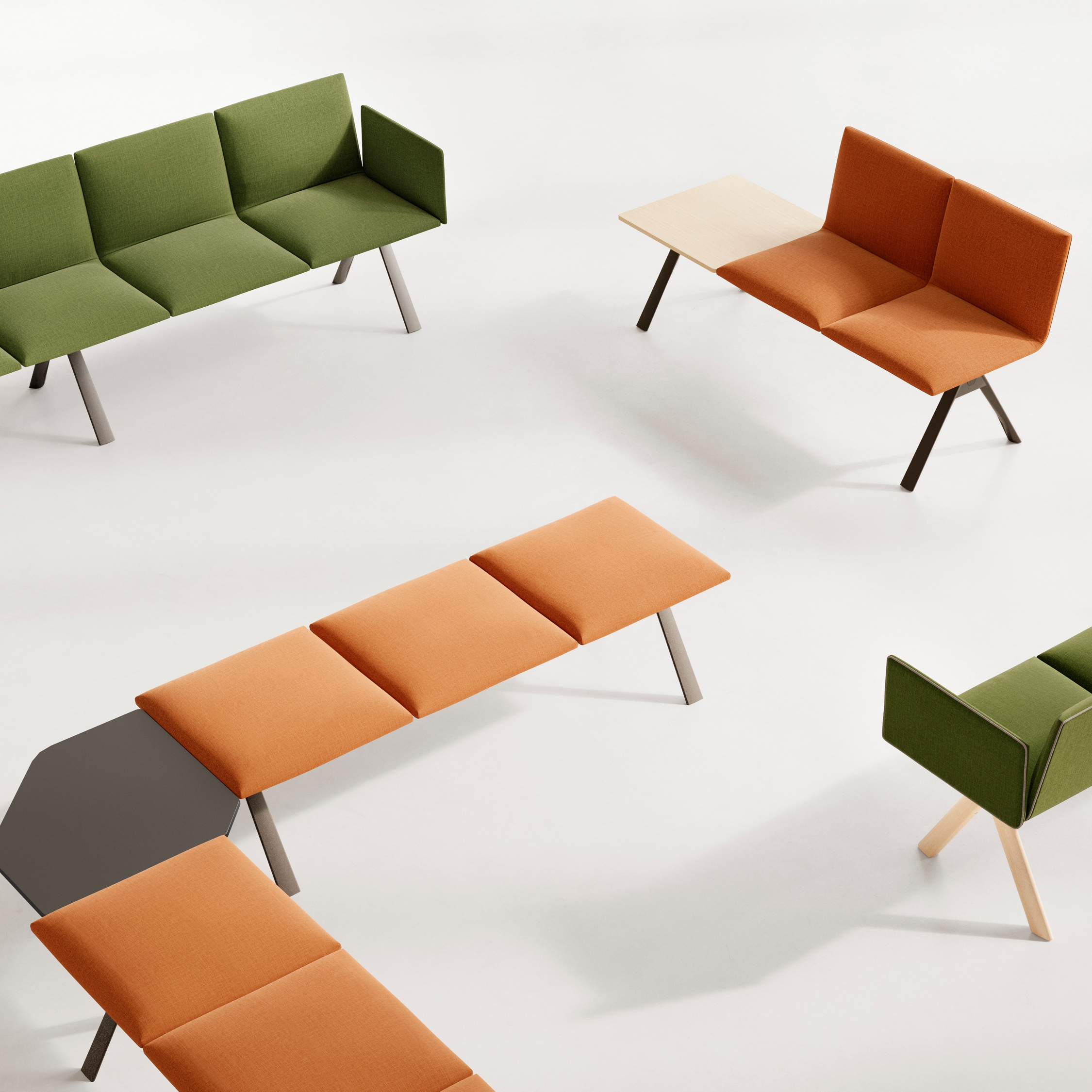 SLAM SOFT BEAM 3 SEATERS - Benches from Sellex | Architonic