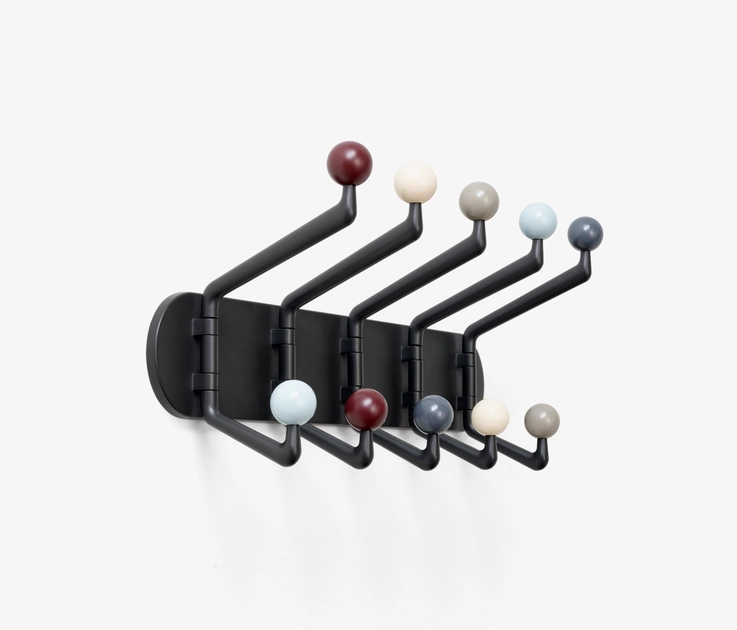 CAPTURE SC76 GRAPHITE W. COLOUR KNOB - Coat racks from &TRADITION ...