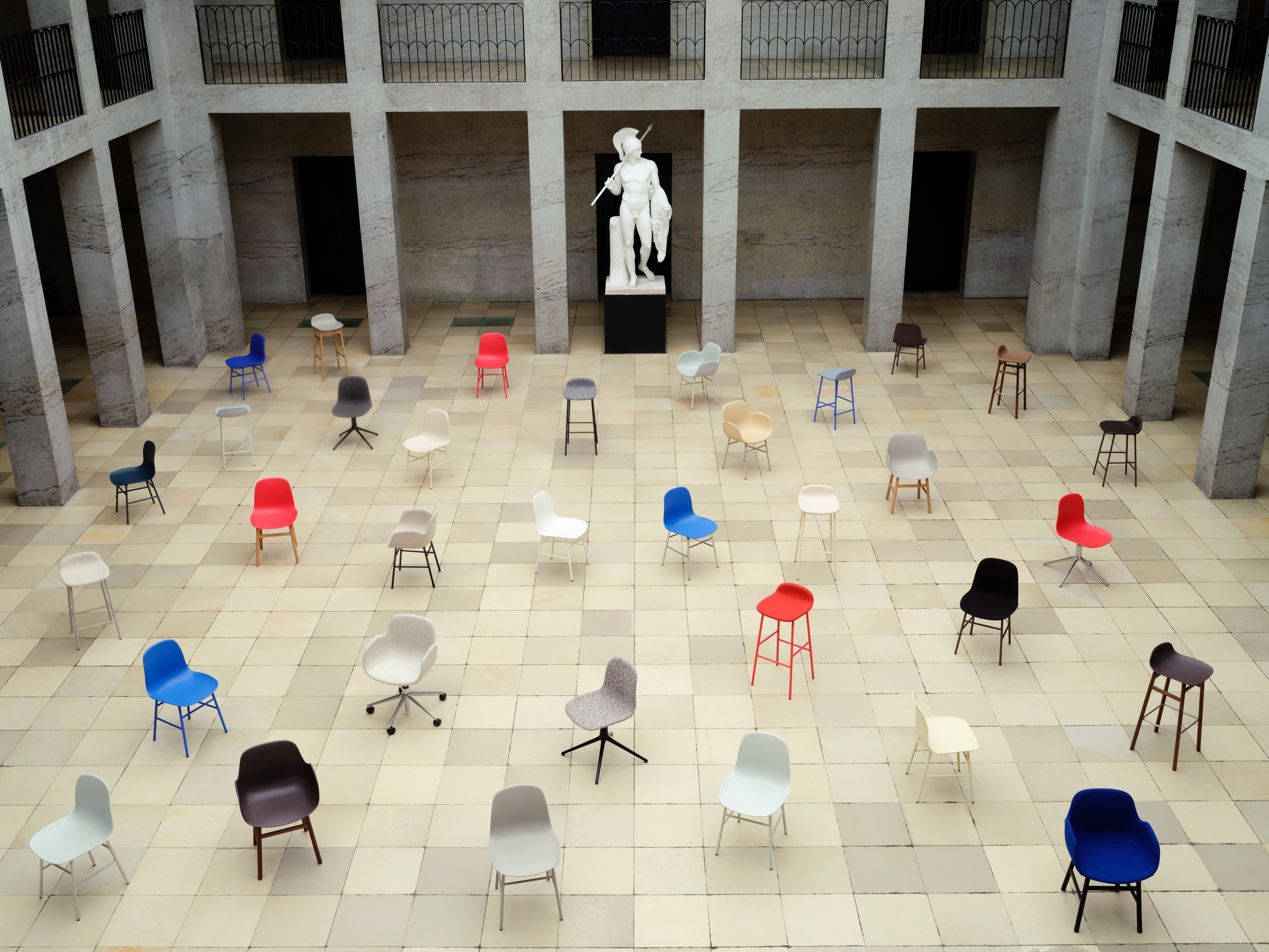 FORM BARSTOOL 65 UPHOLSTERED - Bar stools from Normann Copenhagen | Architonic