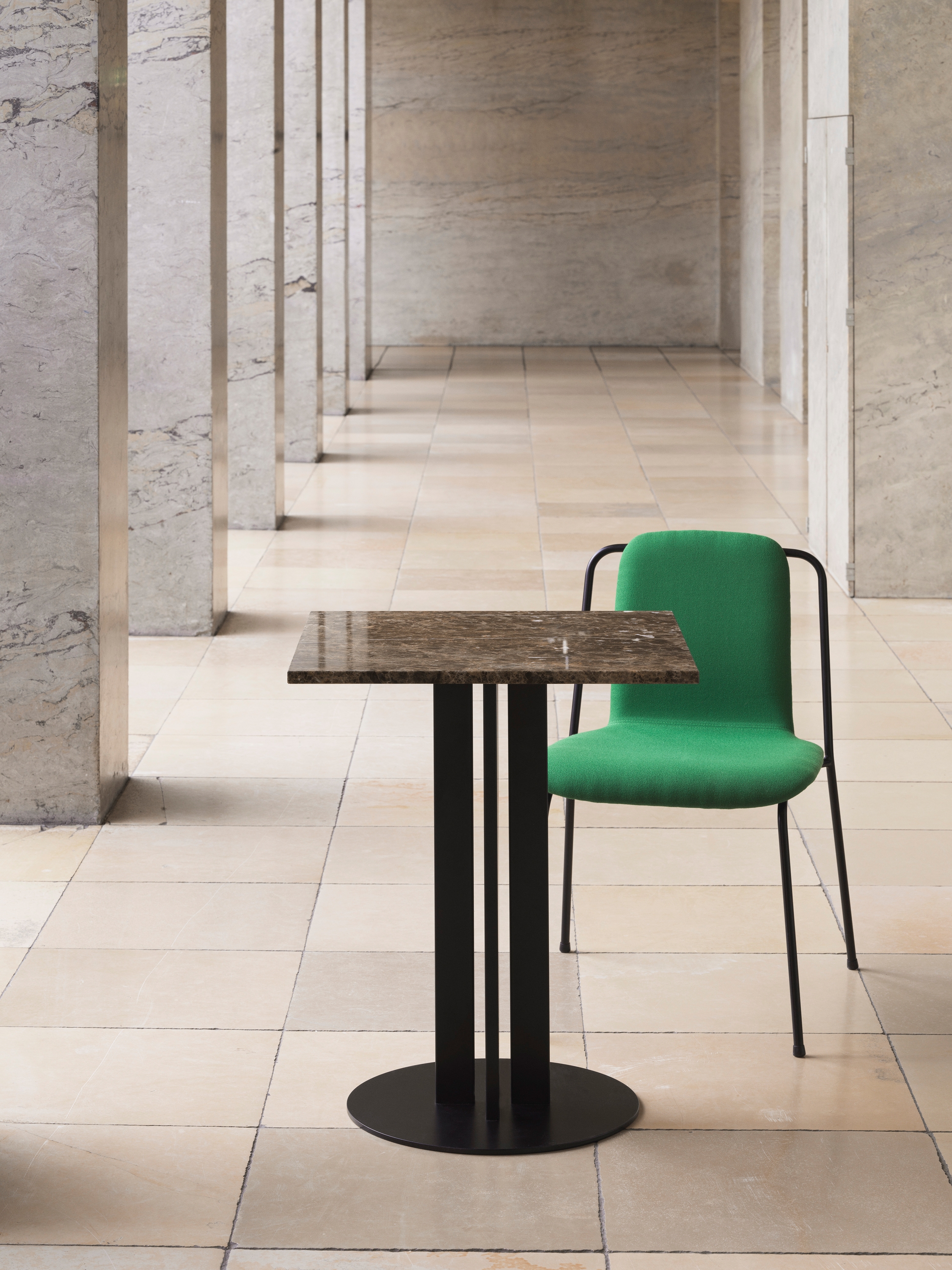 SCALA CAFE TABLE STAINLESS STEEL - Bistro tables from Normann ...