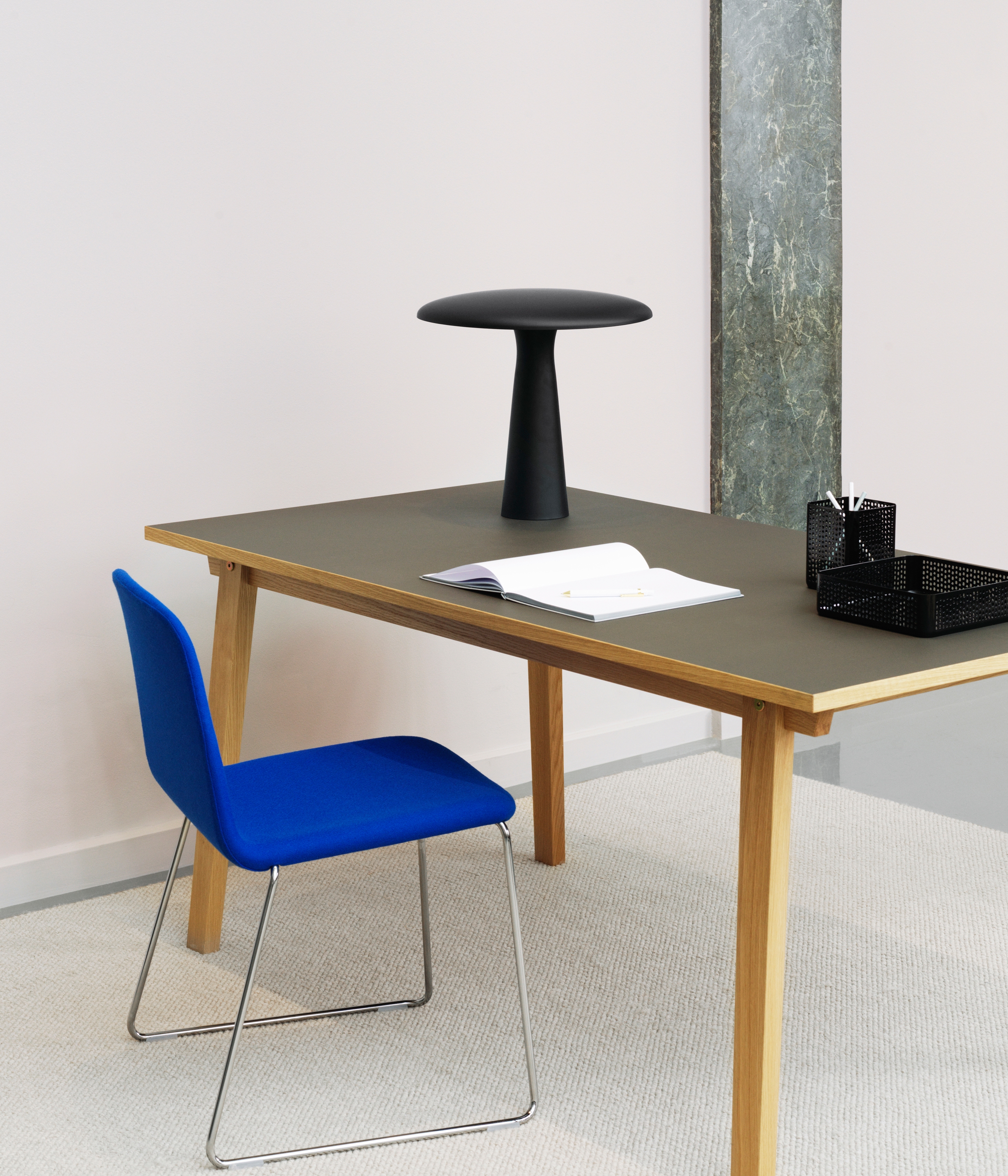 SCALA CAFE TABLE BLACK MARBLE - Bistro tables from Normann Copenhagen ...