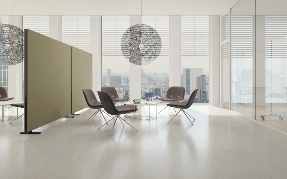 ACOUSTIC PARTITION WALL FREE STANDING - Sound absorbing room divider ...