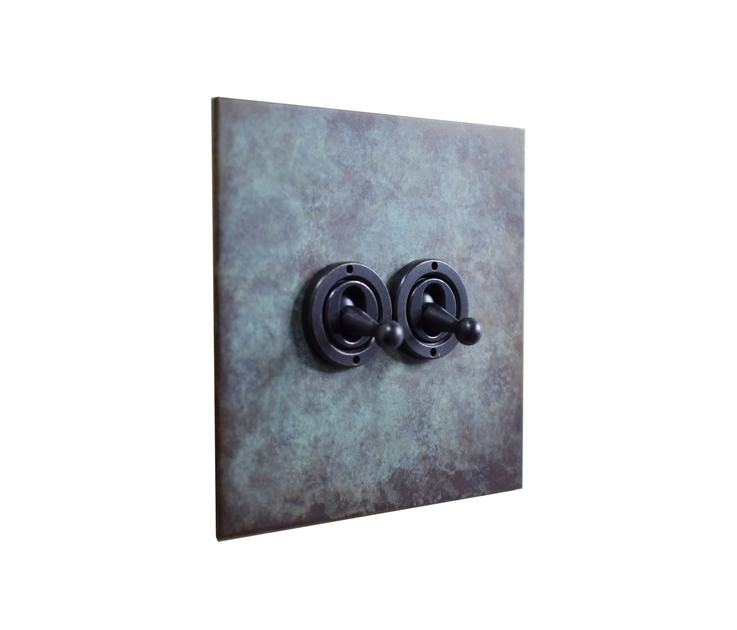 VERDIGRIS TWO GANG DOLLY SWITCH - Toggle switches from Forbes & Lomax | Architonic