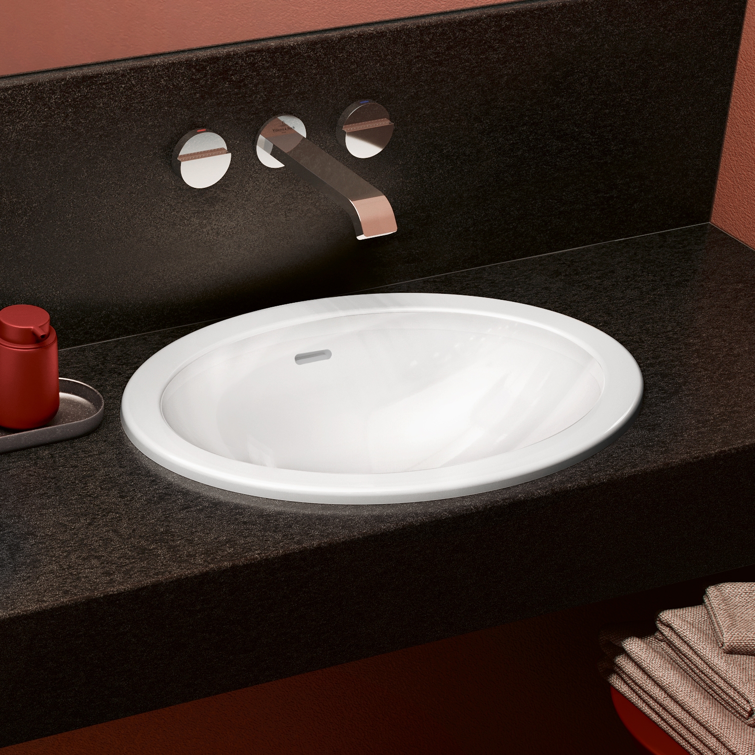 LOOP & FRIENDS BUILT-IN WASHBASIN - Wash basins from Villeroy & Boch ...