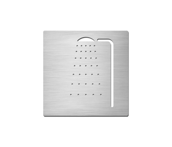 PICTOGRAMS SQUARE | STAINLESS STEEL | SHOWER - Symbols / Signs from ...