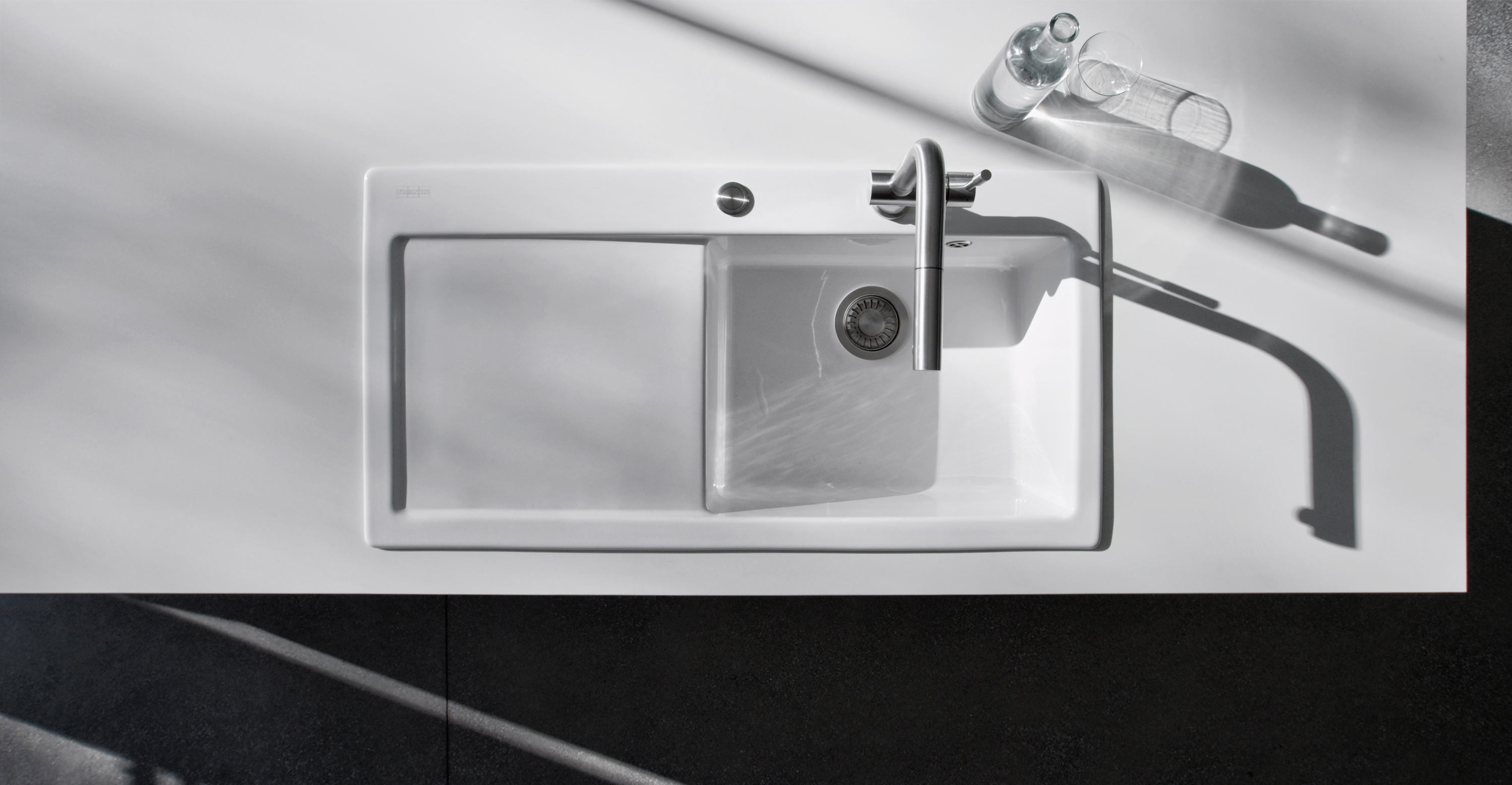 MYTHOS SINK MTK 610-58 CERAMIC PERLGRAU MATT - Kitchen sinks from ...