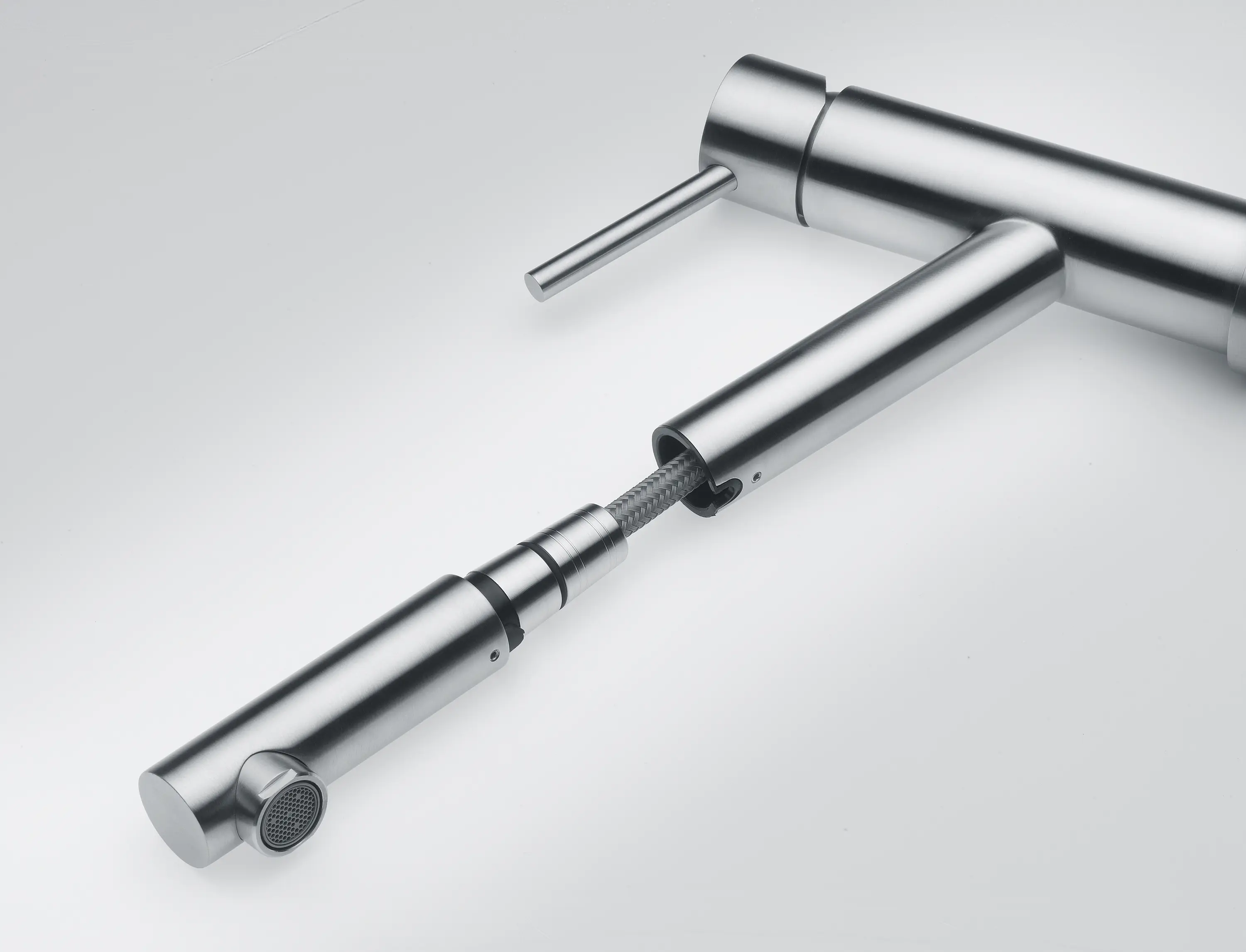 ORBIT TAP PULL OUT SPRAY L SPOUT STAINLESS STEEL - Kitchen taps from ...
