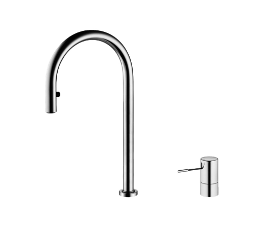 KWC ONO MISCELATORE A LEVA|DOCCINO ESTRAIBILE NASCOSTO – Rubinetterie cucina di KWC Home ...