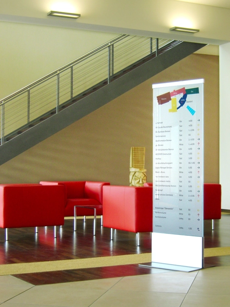 POSTER STAND GLASS TMV - Display stands from Meng Informationstechnik ...
