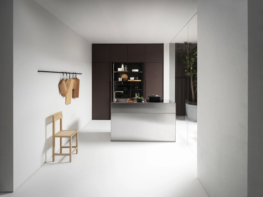 SMALL LIVING KITCHENS TALL STORAGE UNITS - Fitted kitchens from Falper ...