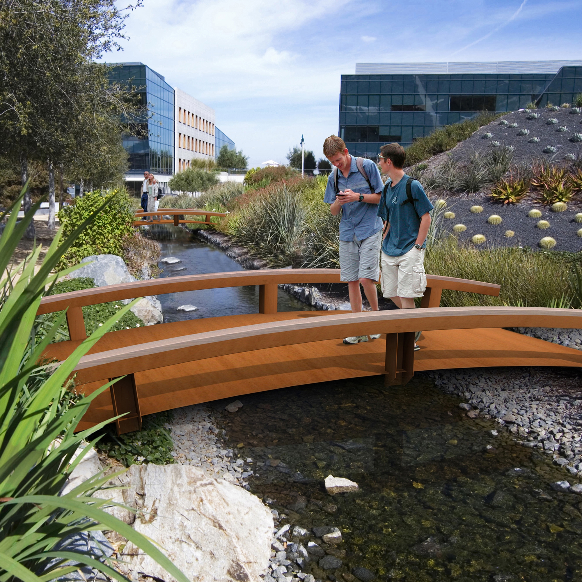CORTEN CROSSLINE BRIDGE - Bridges from Streetlife | Architonic