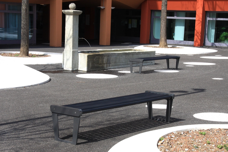 CITY BENCH TYPE V WITHOUT BACKREST, STANDARD - Benches from BURRI ...