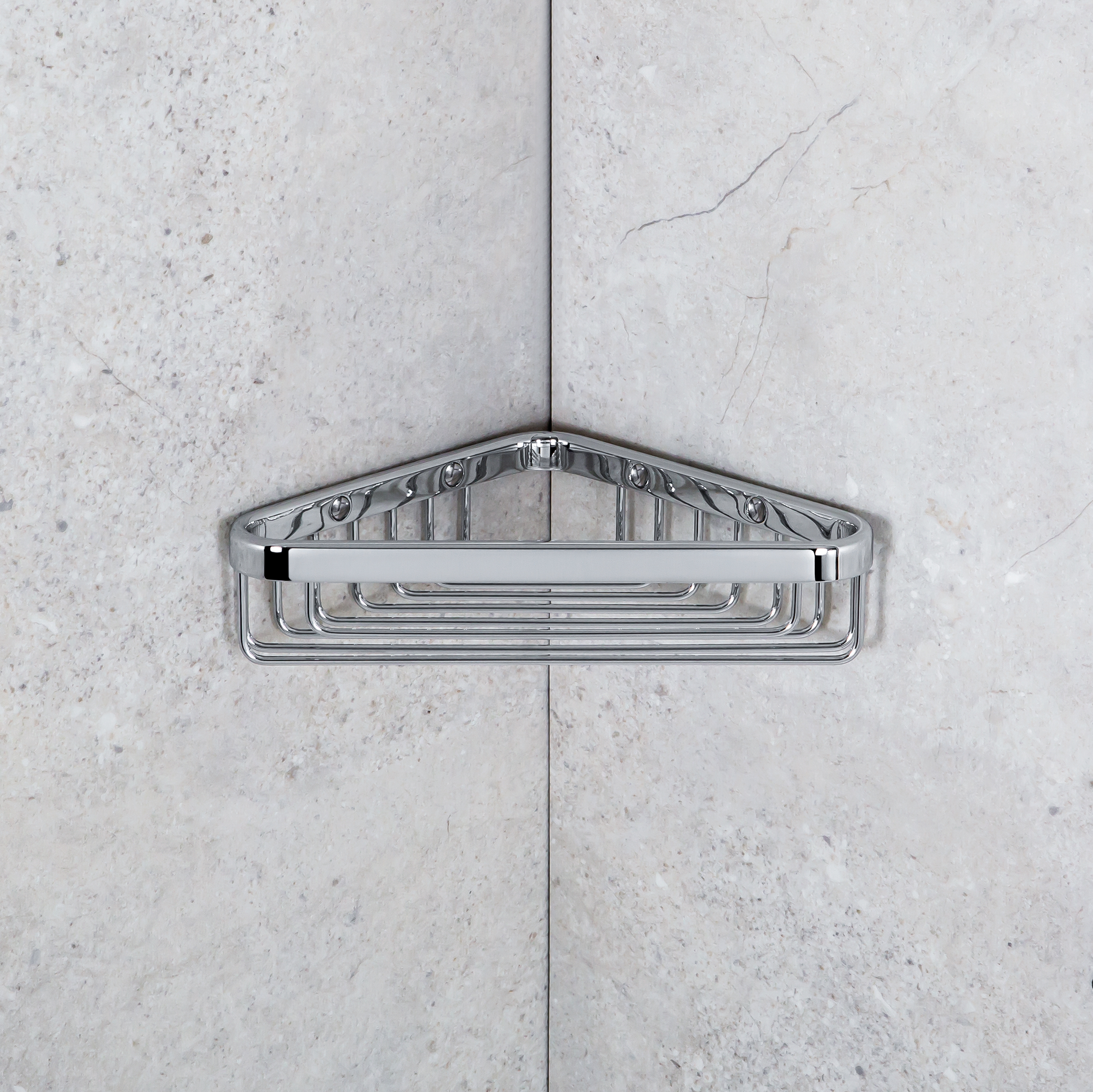 REMOVABLE SINGLE CORNER BASKET FOR SHOWER - Sponge baskets from COLOMBO ...