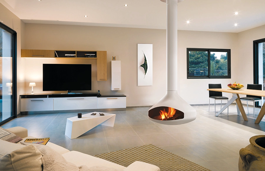 ERGOFOCUS WHITE - Open fireplaces from Focus | Architonic