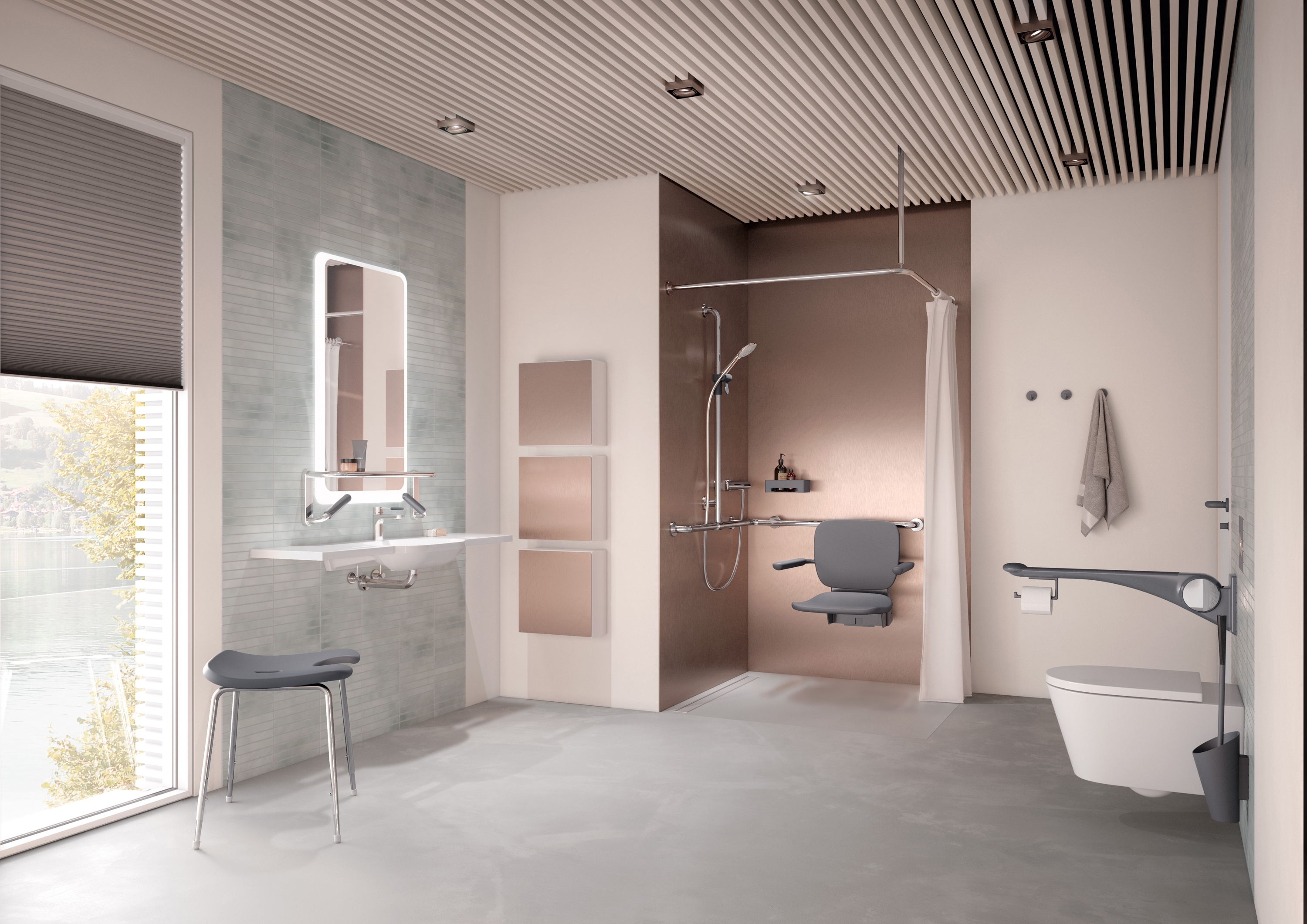 HINGED SEAT BASIC – Shower seats de HEWI | Architonic
