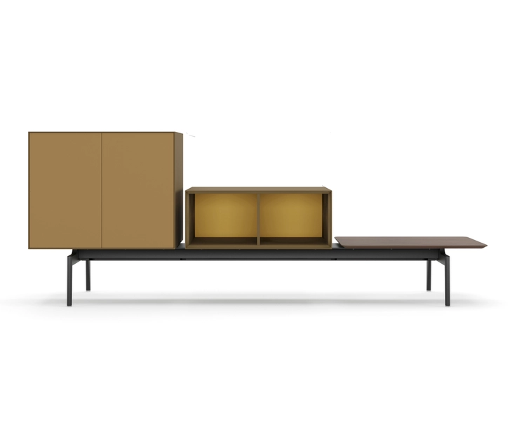 SEMITON MODULAR CABINET – 3 UNITS - Console tables from Arper | Architonic