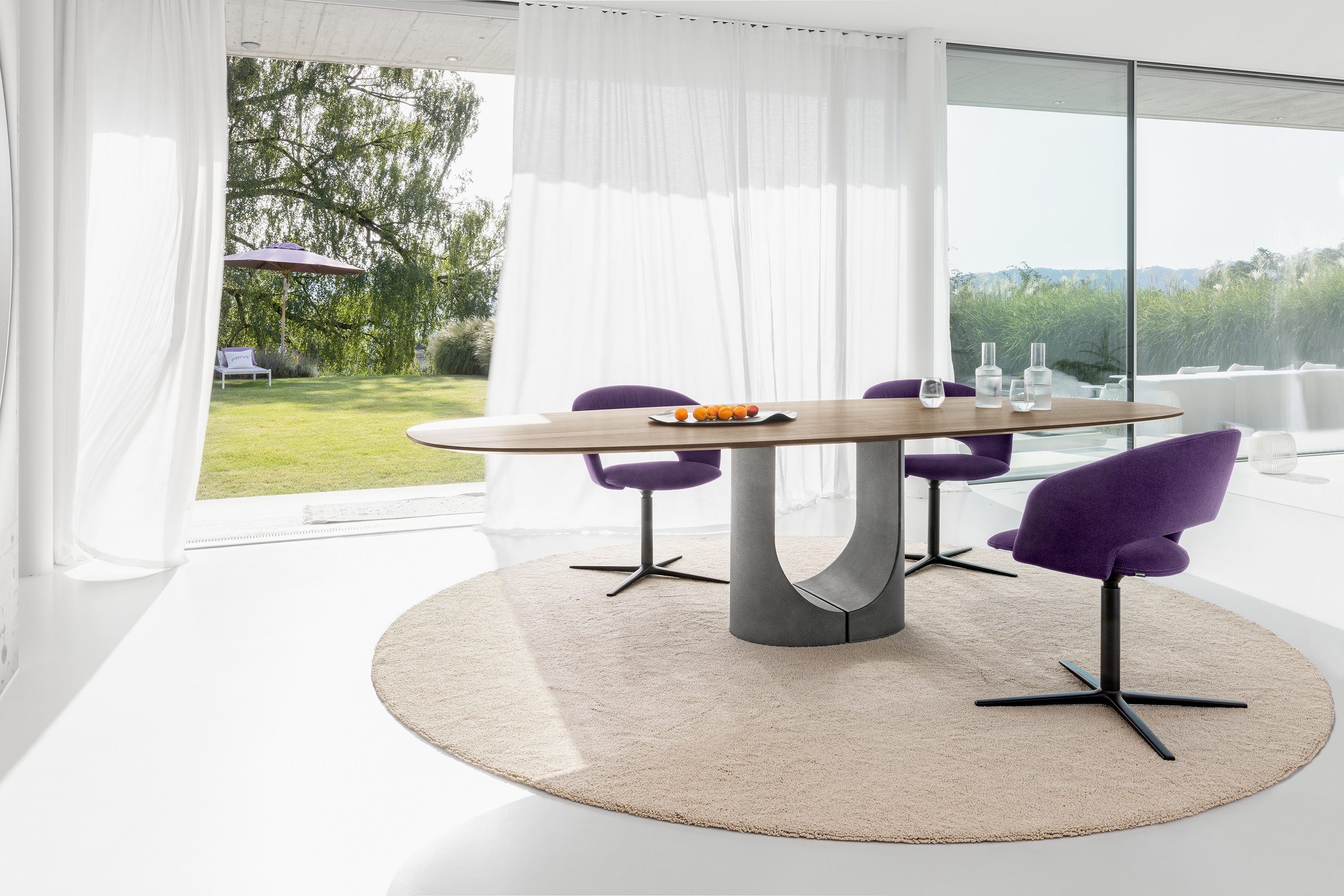 CALINA 4-PRONG BASE, GLIDES - Chairs from Girsberger | Architonic