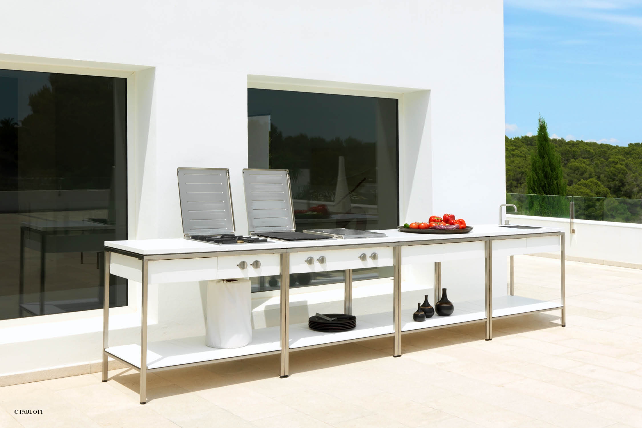 OUTDOOR KITCHEN | TEPPAN YAKI MODULE - Modular outdoor kitchens from ...
