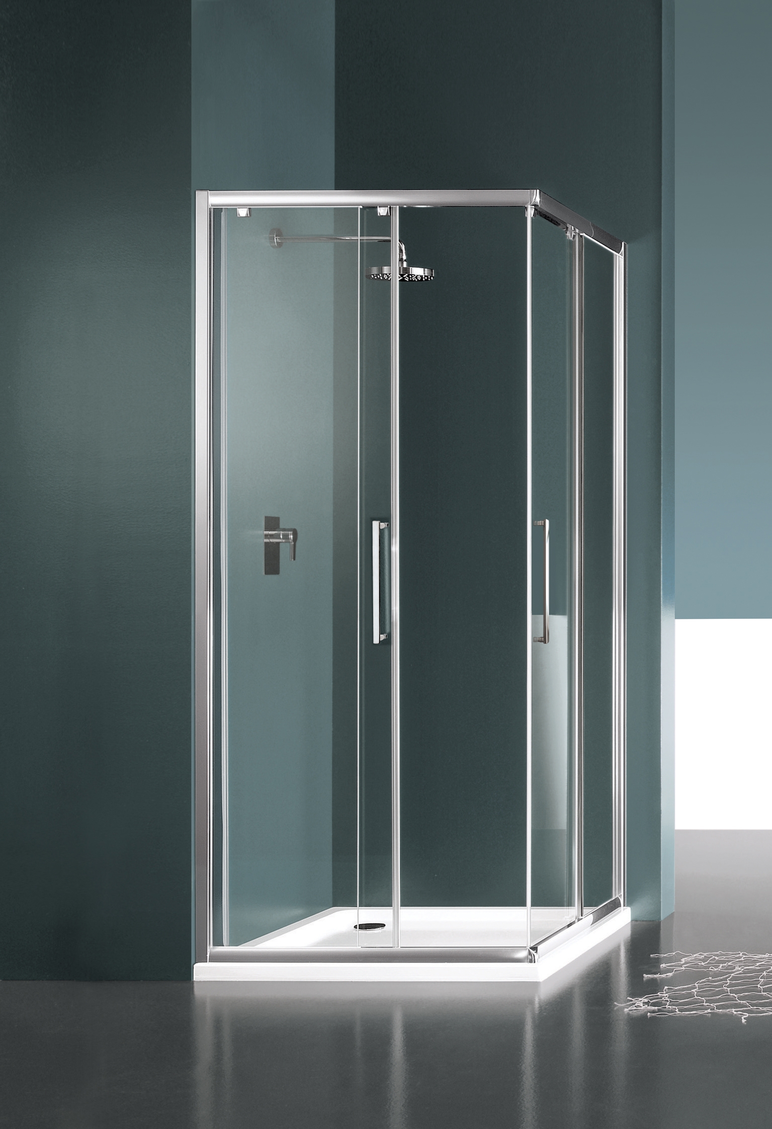 PRAIA RECTANGULAR QUADRANT WITH SLIDING DOOR – Shower screens de Inda ...
