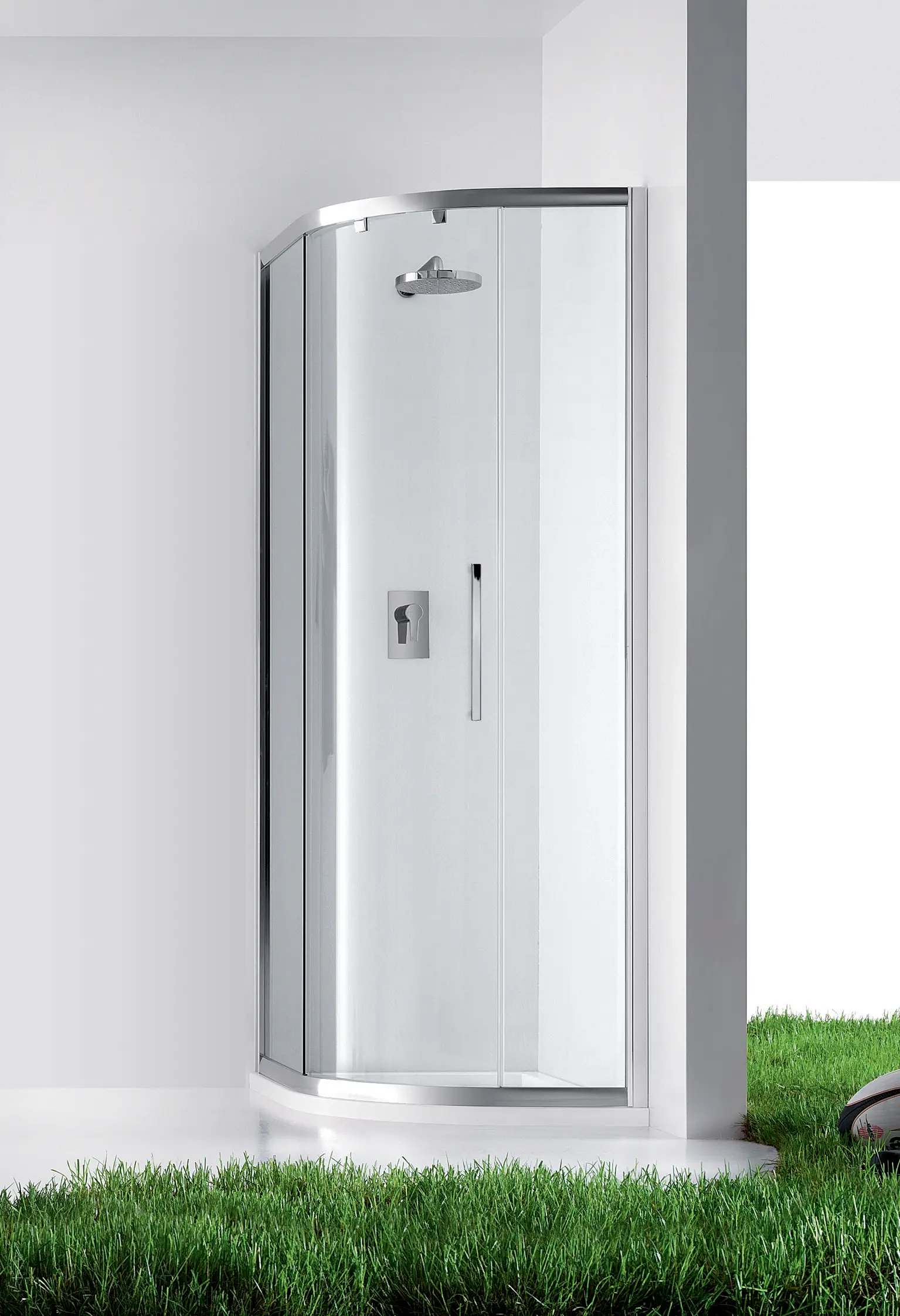 PRAIA RECTANGULAR QUADRANT WITH SLIDING DOOR – Shower screens de Inda ...