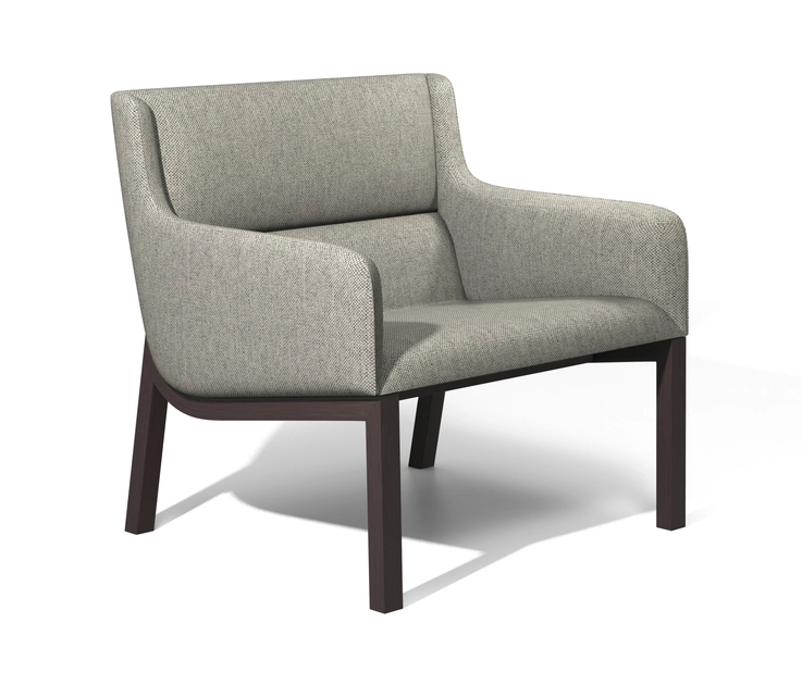 ARIS LOUNGE - ARMCHAIR LOW, OPEN ARMRESTS - Armchairs from Rossin srl | Architonic