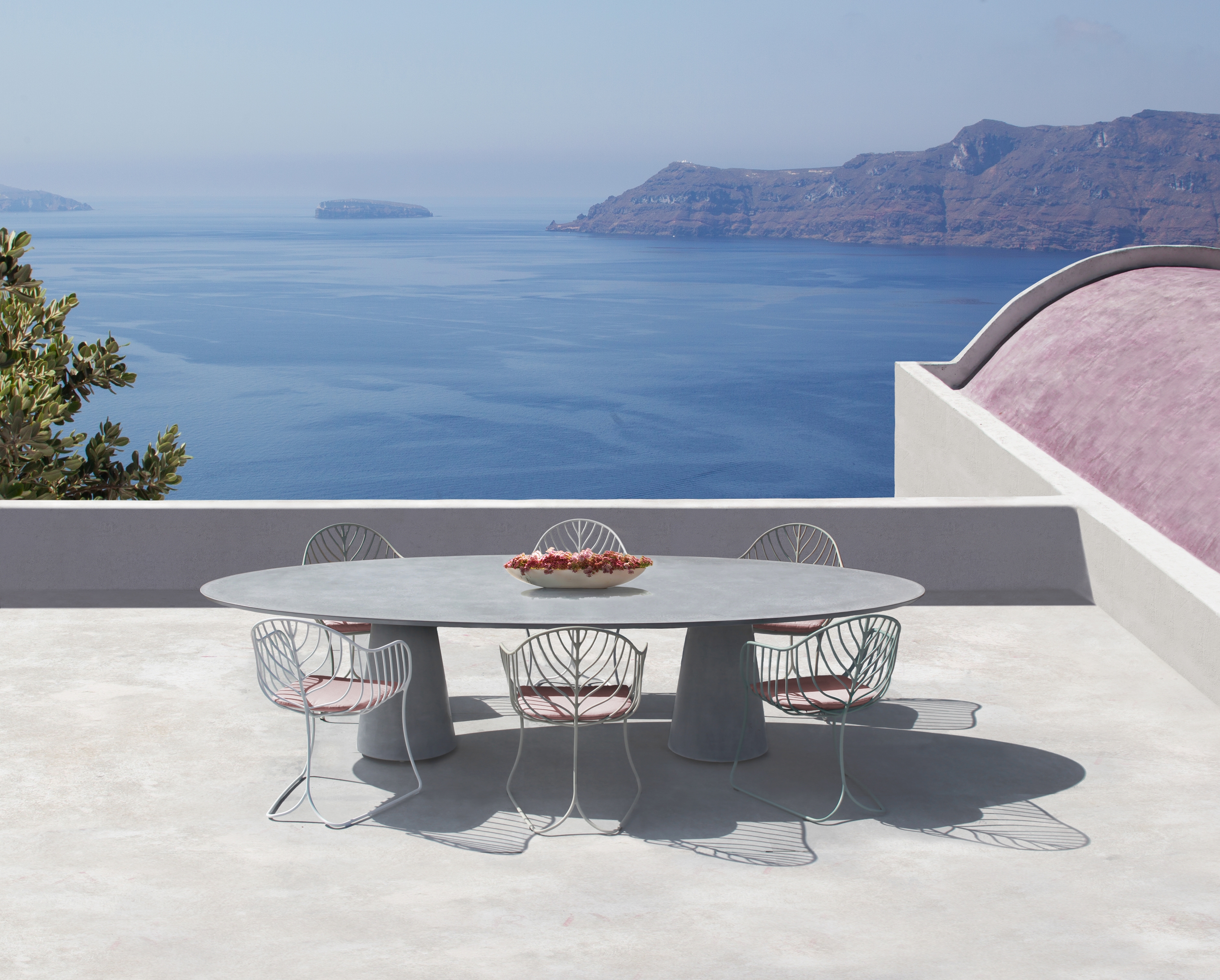 CONIX TABLE 120CM ROUND CONCRETE - Dining tables from Royal Botania | Architonic