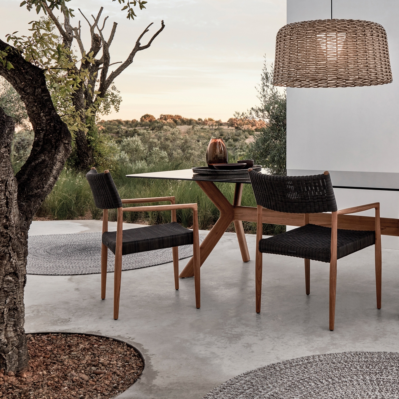 TUNDRA DINING CHAIR WITH ARMS - Chairs from Gloster Furniture GmbH ...