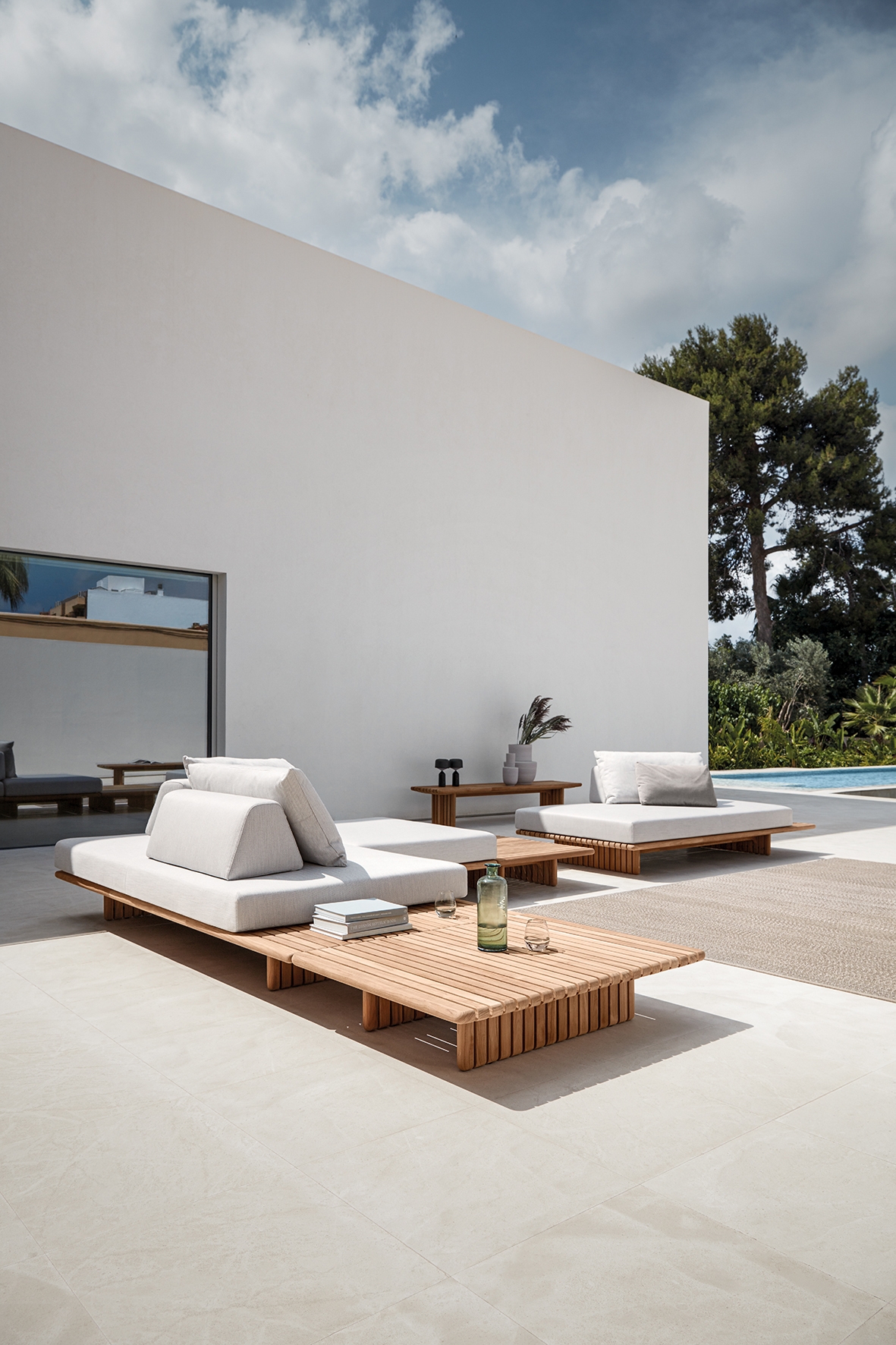 DECK 223 CM SEATING UNIT - Sun loungers from Gloster Furniture GmbH ...